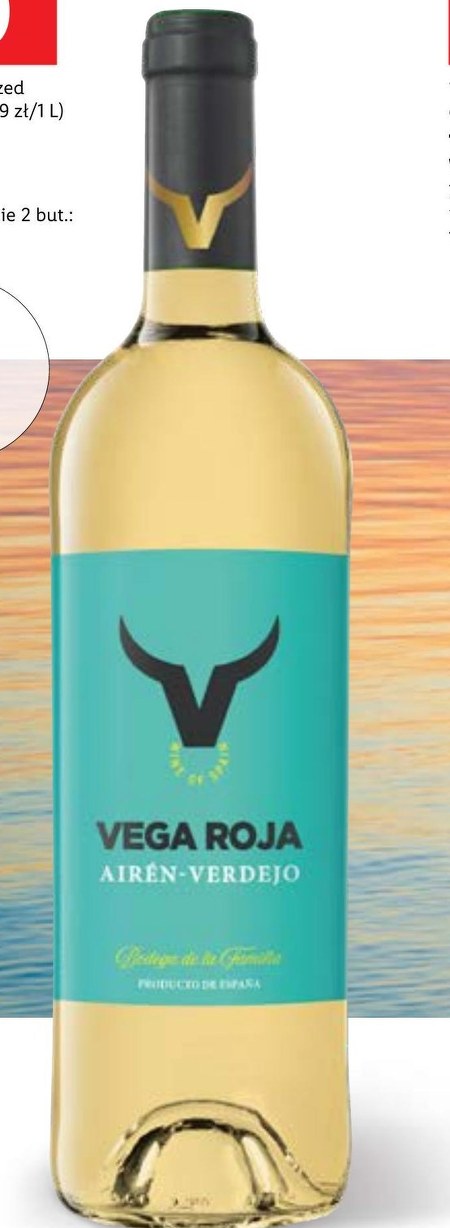 Wino Vega Roja - 13% TANIEJ! - promocja Lidl - Ding.pl
