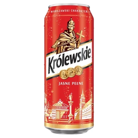 Królewskie Piwo jasne pełne 500 ml - promocja Mokpol - Ding.pl