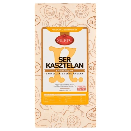 Sierpc Ser kasztelan śmietankowy - 21% TANIEJ! - promocja Szyneczka ...