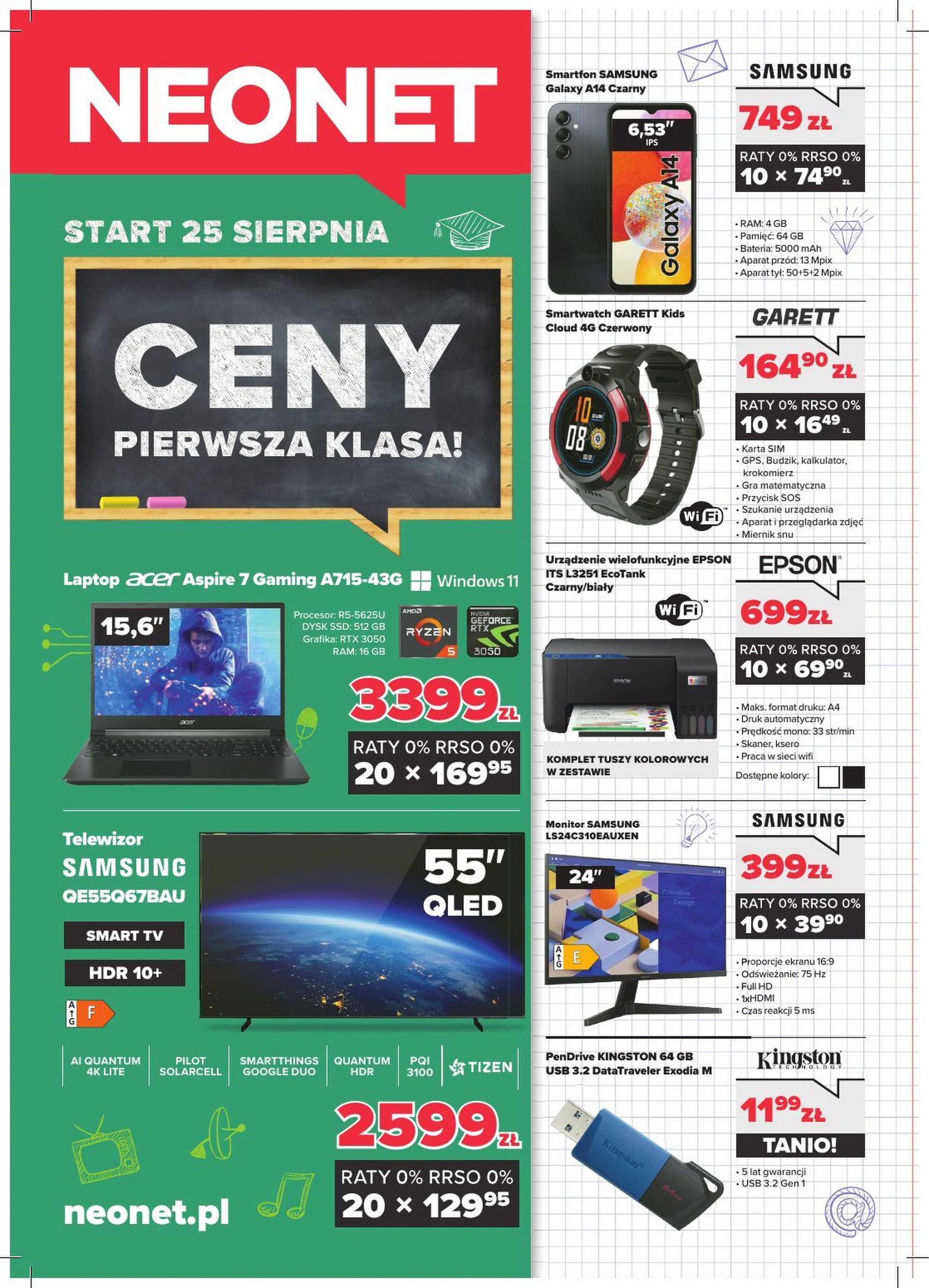 Neonet Gazetka promocyjna 25.08-2.09 | Okazjum.pl