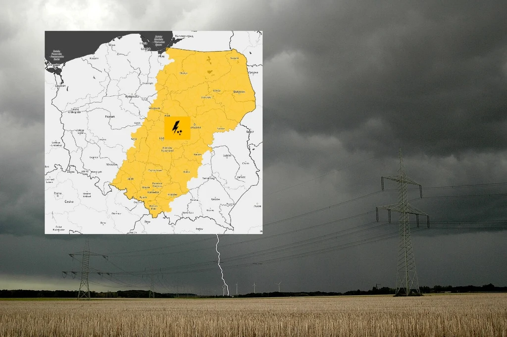 Nowe ostrzeżenia IMGW. Przewidywane burze z gradem - Wydarzenia w INTERIA.PL