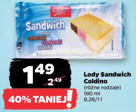 Lody Coldino - 40% TANIEJ! - promocja Netto - Ding.pl