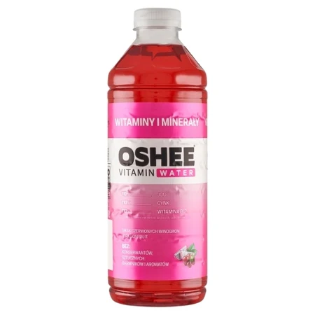 Oshee Vitamin Water Napój niegazowany smak czerwonych winogron ...
