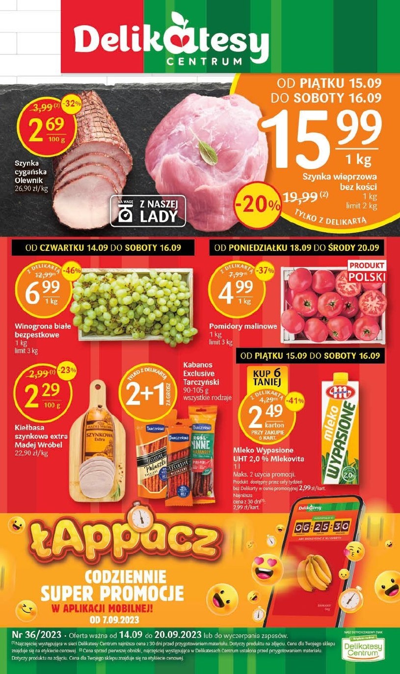 Gazetka Codziennie super promocje - Delikatesy Centrum 14. 09. 2023 ...