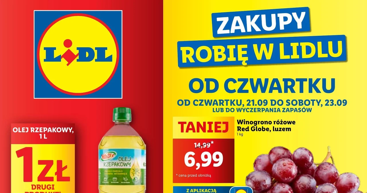 Lidl Gazetka Promocyjna - oferty, rabaty, kupony [21.09 do 23.09.2023 ...