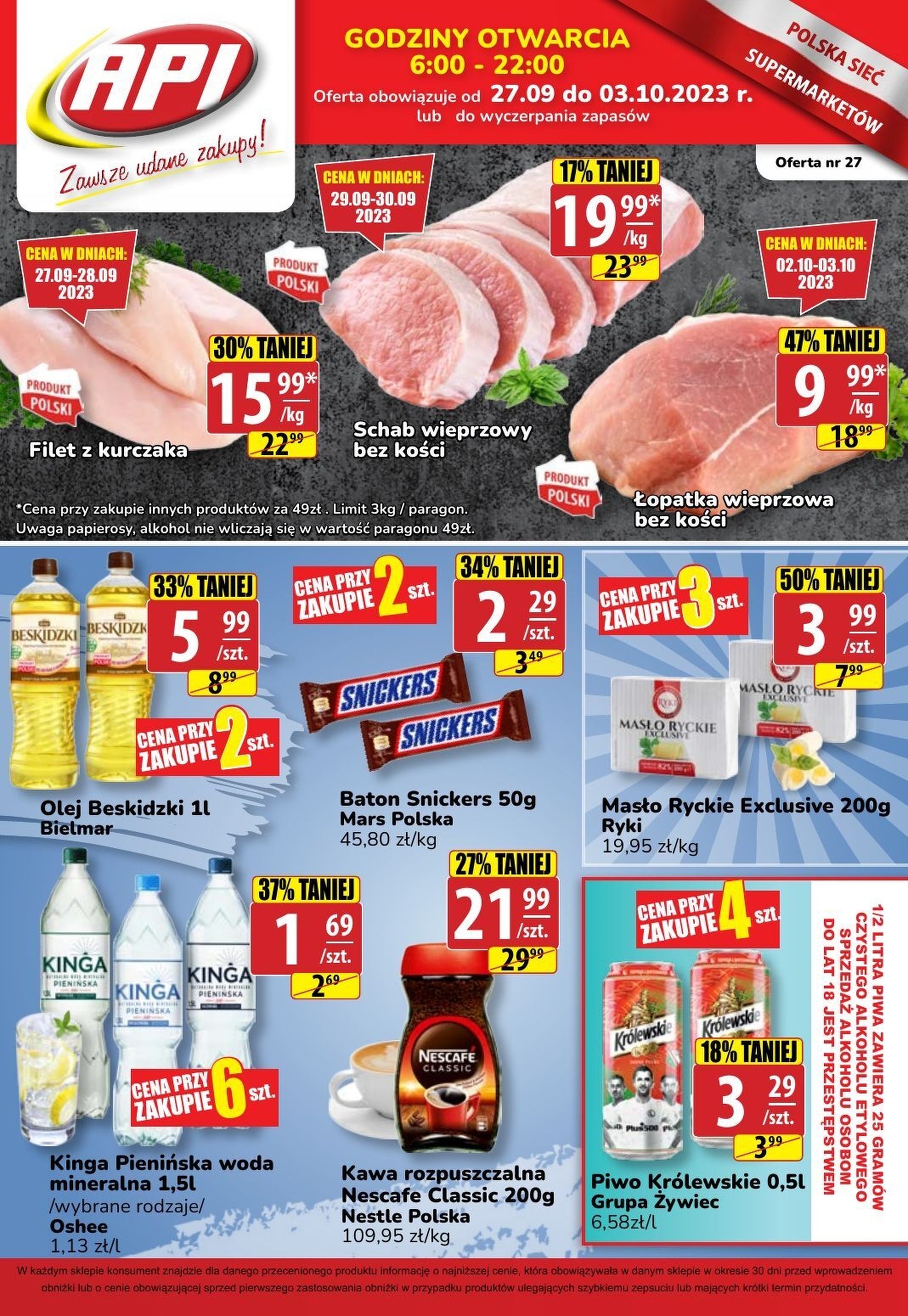 Api Market Gazetka promocyjna 27.09-3.10 | Okazjum.pl