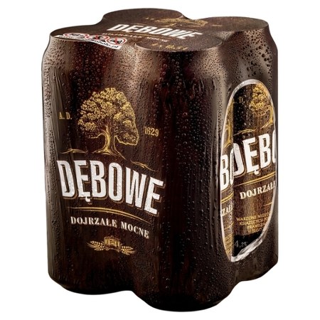 Dębowe Dojrzałe Mocne Piwo jasne 2 l (4 x 0,5 l) - 16% TANIEJ ...