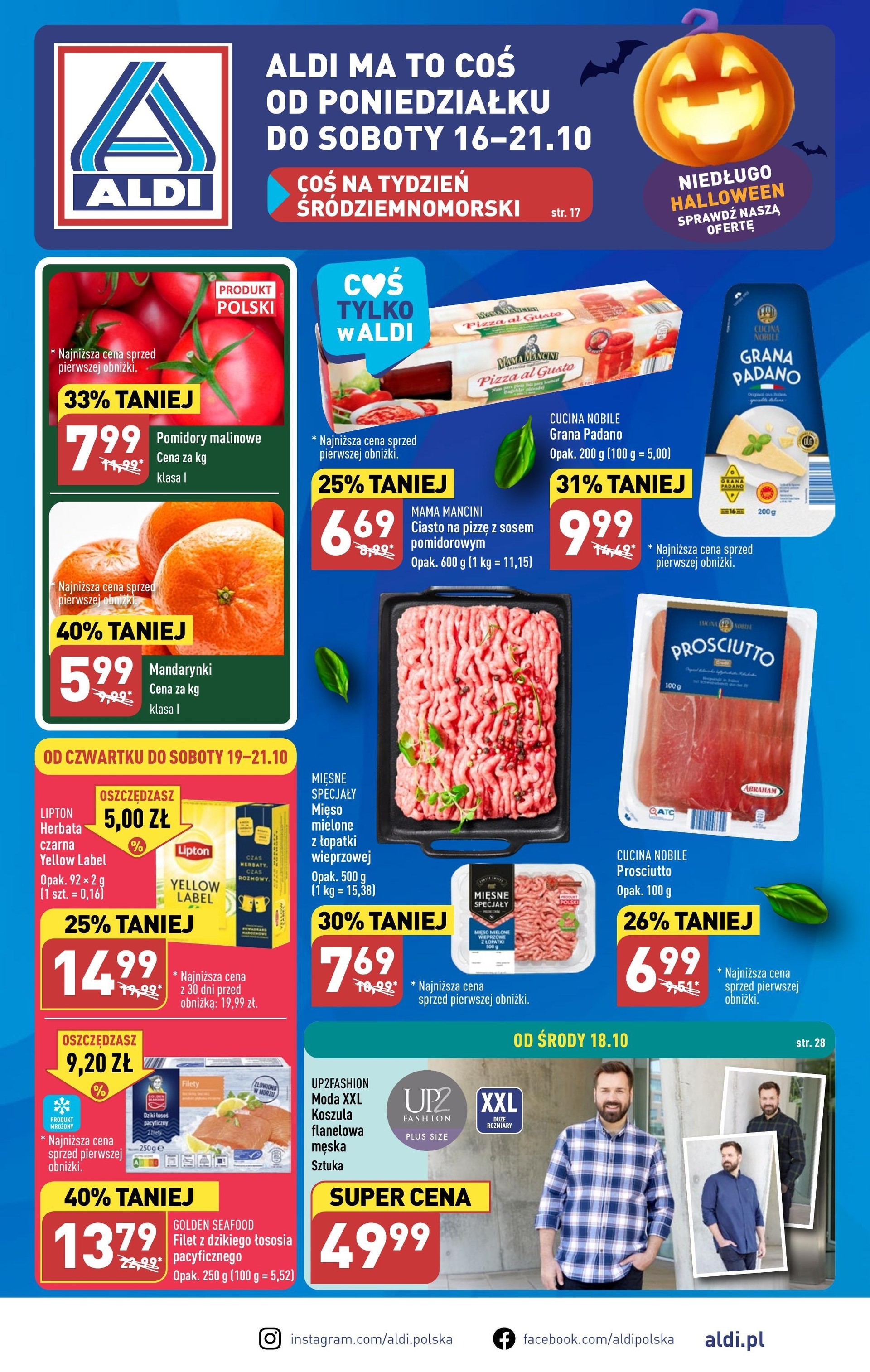 Aldi Gazetka promocyjna 16-21.10 | Okazjum.pl