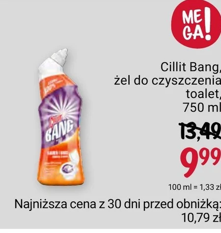 Cillit Bang Produkt do czyszczenia i dezynfekcji muszli toaletowej ...