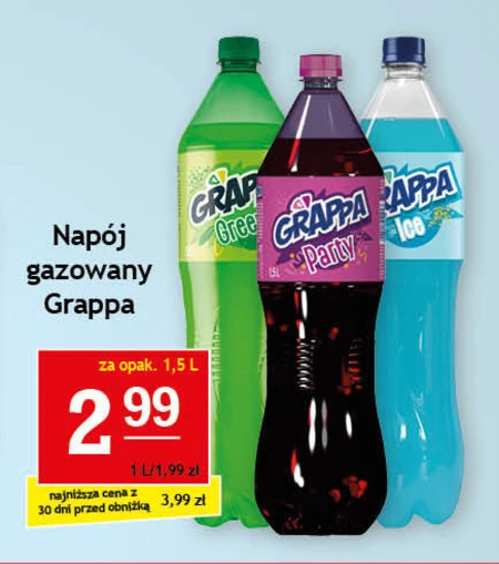 Grappa Ice Napój gazowany 1,5 l - promocja Gram Market - Ding.pl
