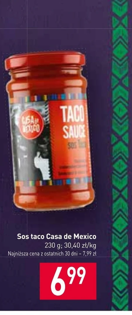 Casa de Mexico Sos Taco 230 g - promocja Stokrotka Supermarket - Ding.pl
