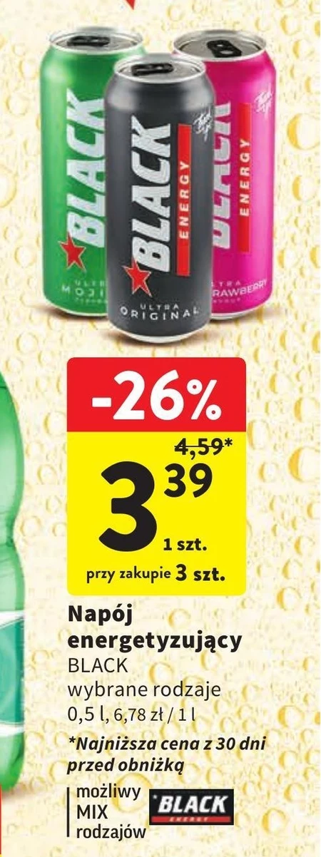 Black Energy Gazowany napój energetyzujący 500 ml - 26% TANIEJ ... Black Energy Gazowany napój energetyzujący 500 ml - 26% TANIEJ ...