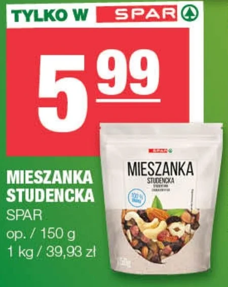 Mieszanka studencka SPAR - promocja SPAR - Ding.pl