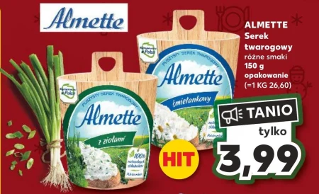 Almette Puszysty serek twarogowy śmietankowy 150 g - promocja Kaufland ...