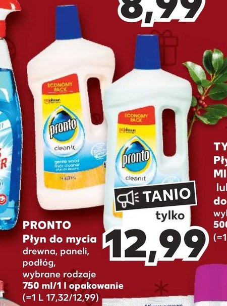 Płyn do mycia drewna Pronto - promocja Kaufland - Ding.pl Płyn do mycia drewna Pronto - promocja Kaufland - Ding.pl