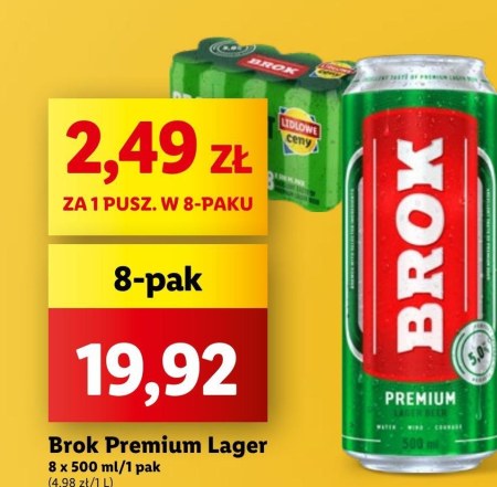 Piwo Brok - promocja Lidl - Ding.pl