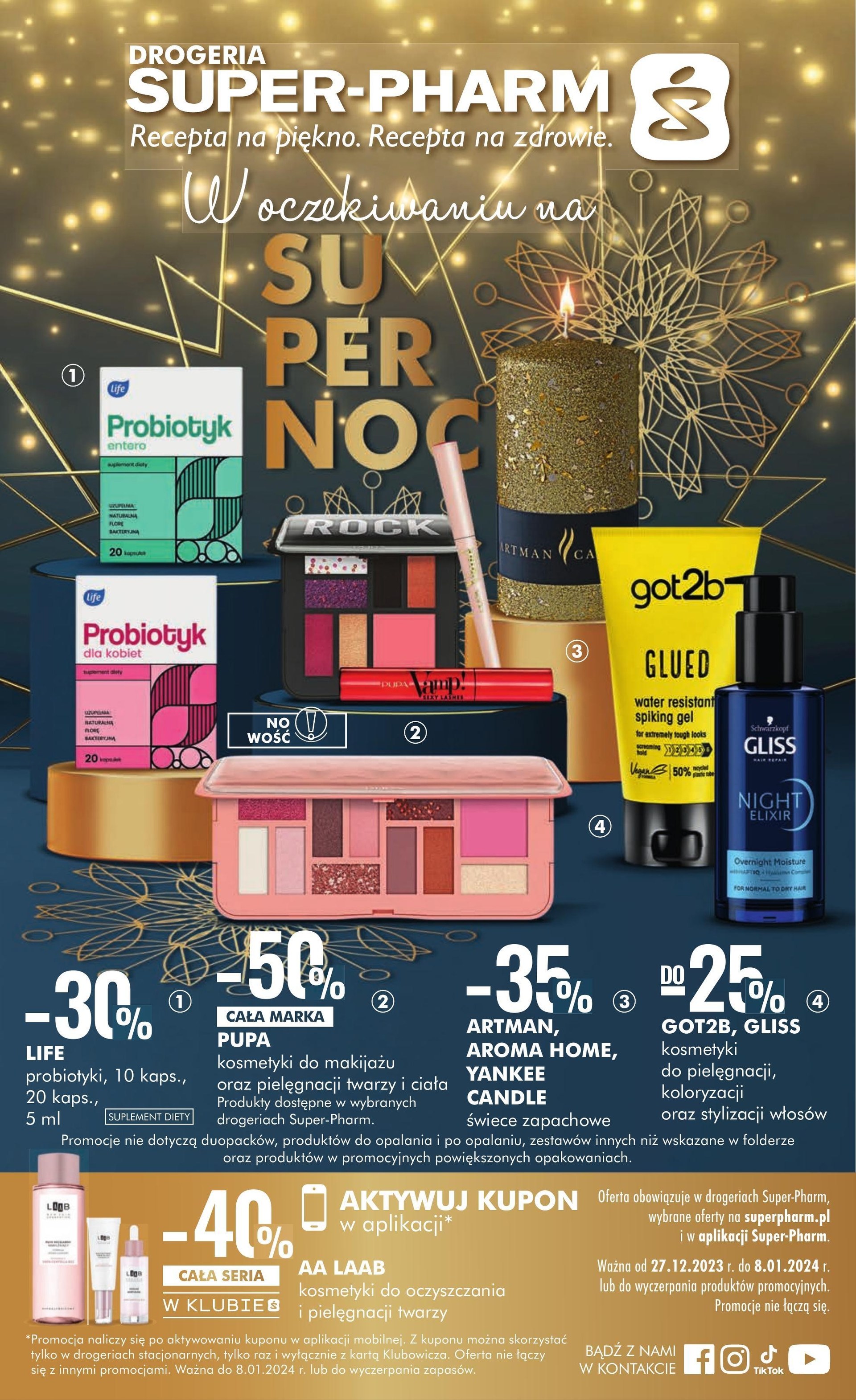 Super-Pharm Gazetka promocyjna 27.12-8.01 | Okazjum.pl