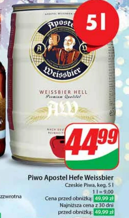 Piwo Apostel Hefe - promocja Dino - Ding.pl