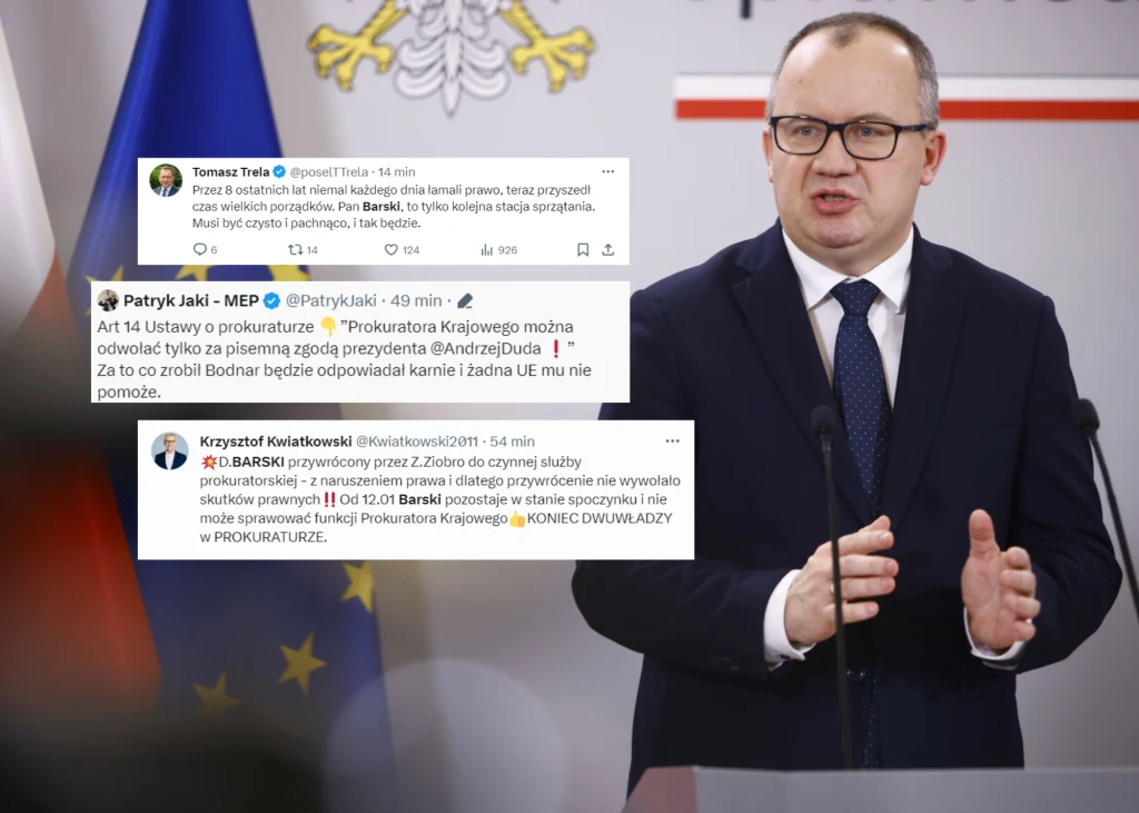 Odwołanie Dariusza Barskiego. Politycy zabrali głos, gorąco w sieci - Wydarzenia w INTERIA.PL