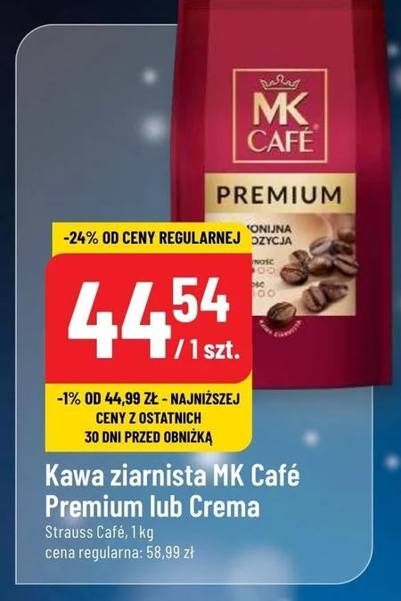 Kawa ziarnista MK Cafe - promocja POLOmarket - Ding.pl Kawa ziarnista MK Cafe - promocja POLOmarket - Ding.pl