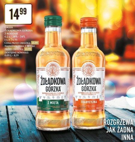 Likier Żołądkowa Gorzka - promocja Dino - Ding.pl