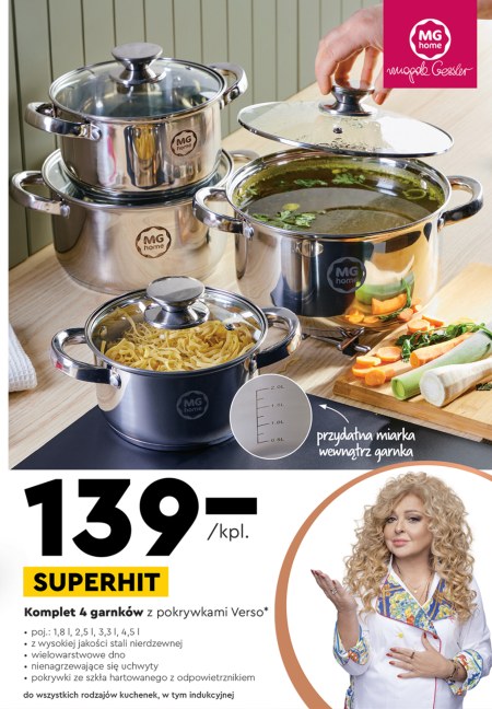 Zestaw garnków MG Home - promocja Biedronka - Ding.pl