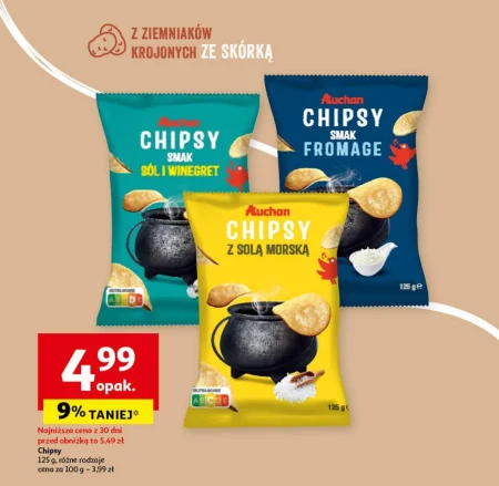 Chipsy - promocja Auchan Hipermarket - Ding.pl