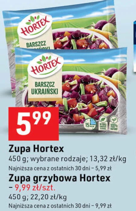 Hortex Barszcz ukraiński 450 g - promocja Stokrotka Optima - Ding.pl