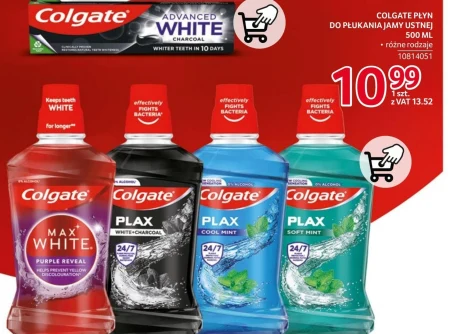 Colgate Plax Ice Płyn do płukania jamy ustnej 500 ml - promocja Selgros ...