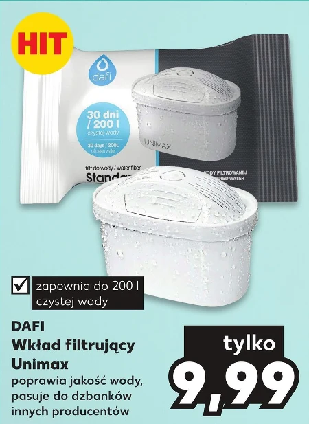 Filtr do wody Dafi - promocja Kaufland - Ding.pl