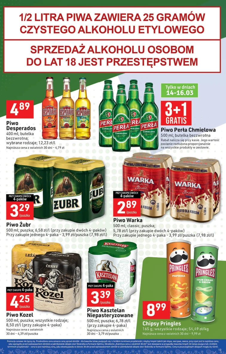 Stokrotka Optima Gazetka Promocyjna - oferty, rabaty, kupony [14.03 do 20.03.2024]-Marzec str ...