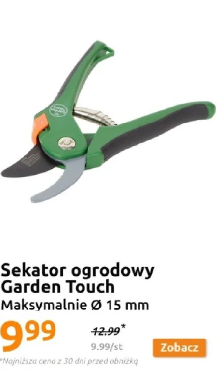 Sekator ogrodowy Gardenic - 23% TANIEJ! - promocja Action - Ding.pl