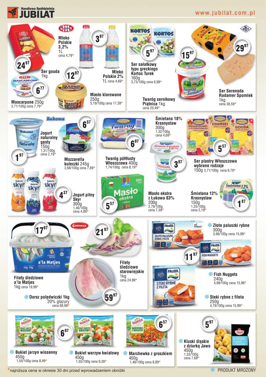 Gazetka promocyjna Jubilat • Okazjum.pl • s.1 • 74968