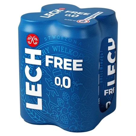 Lech Free Piwo bezalkoholowe 4 x 500 ml - -2% TANIEJ! - promocja ...