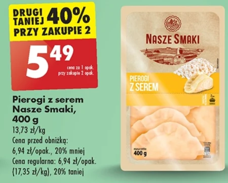 Pierogi Nasze Smaki - promocja Biedronka - Ding.pl