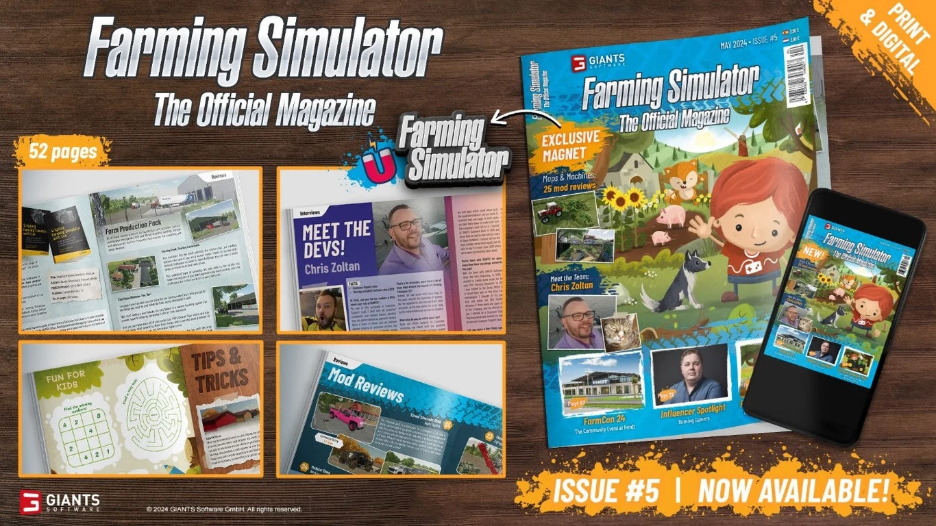 Farming Simulator Magazine: Piąty numer już dostępny w sprzedaży - Gry ...