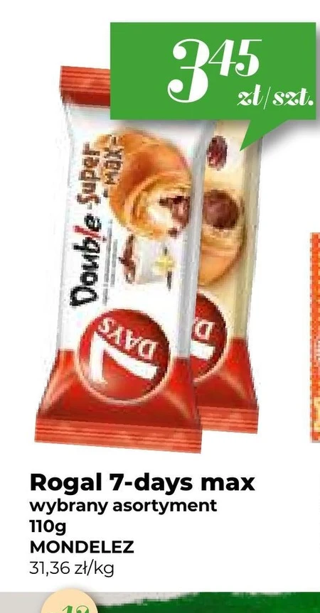 7 Days Super Max Rogalik z nadzieniem kakaowym 110 g - promocja Społem ...