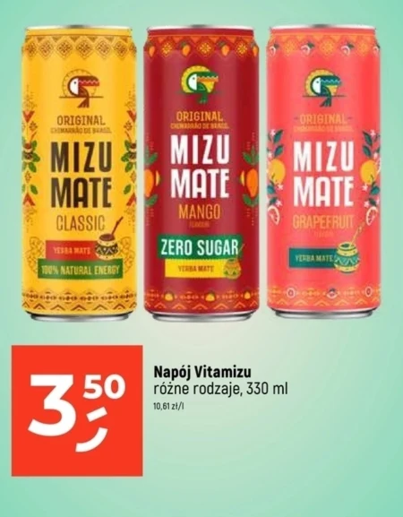 Mizu Mate Grapefruit Napój gazowany z ekstraktem yerba mate o smaku ...