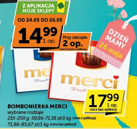 Bombonierka Merci - 16% TANIEJ! - promocja ABC - Ding.pl