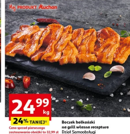 Boczek Grill - promocja Auchan Hipermarket - Ding.pl