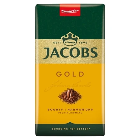 Jacobs Gold Kawa mielona 500 g - promocja Groszek - Ding.pl