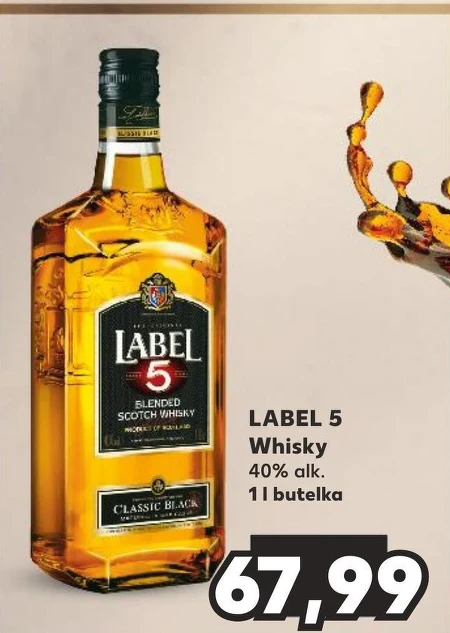 Whisky Label 5 - promocja Kaufland - Ding.pl