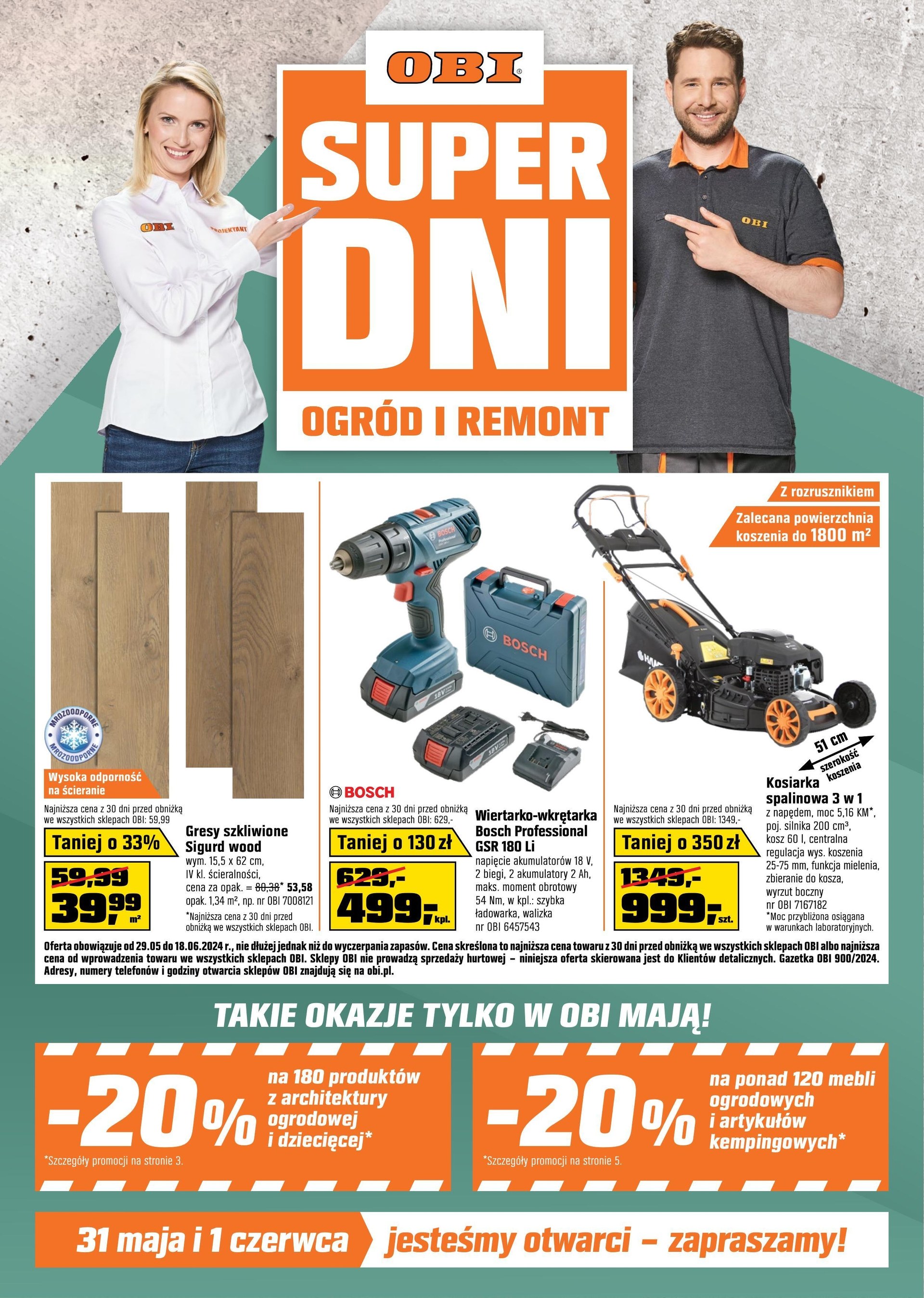 OBI Gazetka promocyjna 29.05-18.06 | Okazjum.pl
