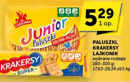 Krakersy Lajkonik - promocja Euro Sklep - Ding.pl