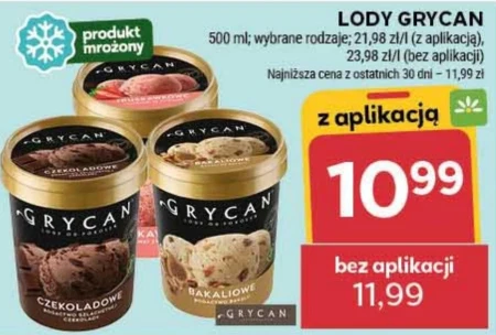 Grycan Lody bakaliowe 500 ml - promocja Stokrotka Supermarket - Ding.pl