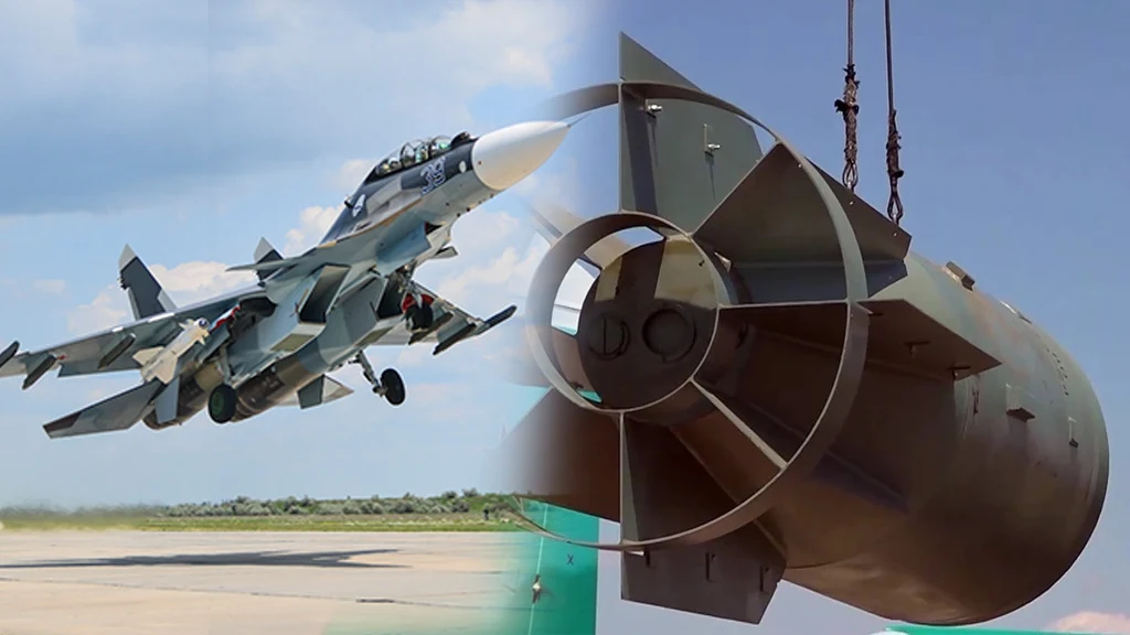 Wojna na Ukrainie. Potężne uderzenie Rosjan. Użyli trzytonowej bomby ...