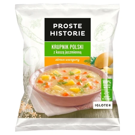 Proste Historie Krupnik polski z kaszą jęczmienną 450 g - promocja E ...