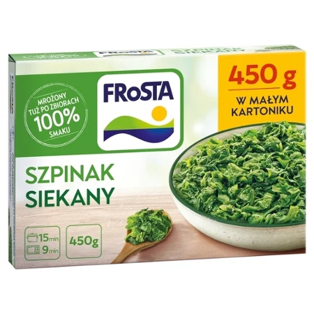 FRoSTA Szpinak siekany 450 g - 40% TANIEJ! - promocja Chata Polska - Ding.pl