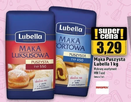 Lubella Mąka puszysta luksusowa typ 550 1 kg - promocja Topaz - Ding.pl