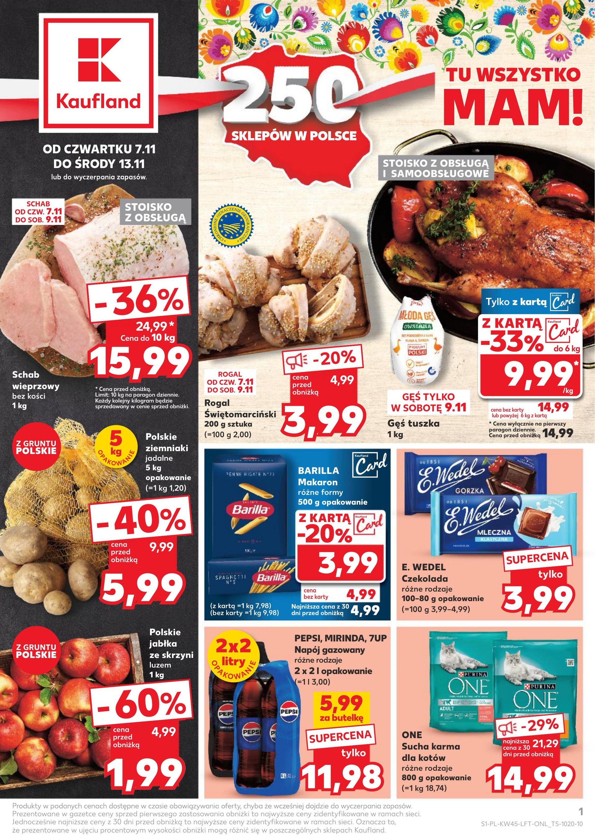Kaufland Gazetka promocyjna 7-13.11 | Okazjum.pl